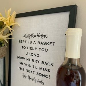 Party Supplies | 2 For 1 Wedding Guest Bathroom Basket Sign | Poshmark